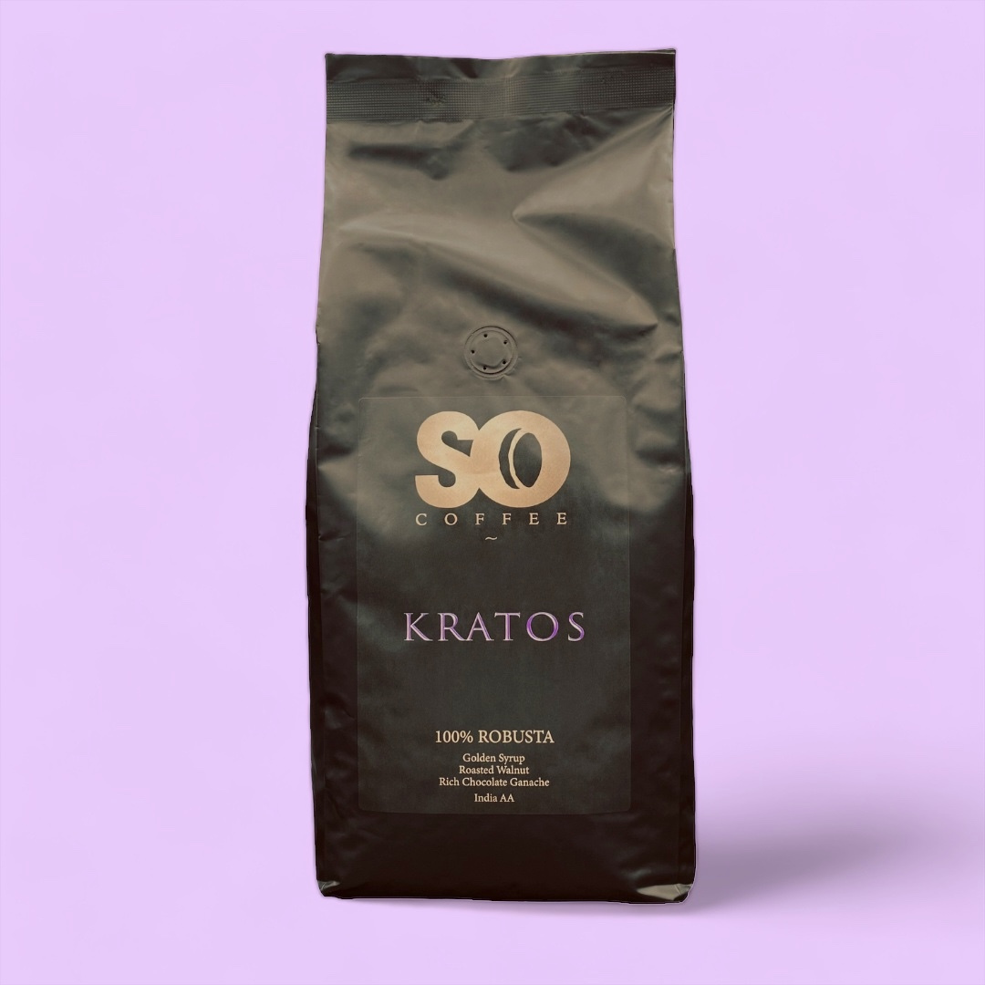 KRATOS - 100% Robusta Coffee | SO Coffee Wholebean • SO Coffee Trades